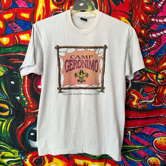 Shirts | Vintage Bsa Camp Geronimo Tee Xl Usa 9s | Poshmark